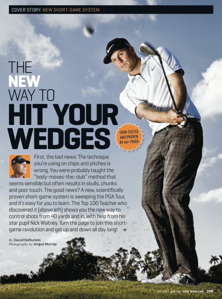 Golf Magazine July Cover Story | James Sieckmann Golf Academy